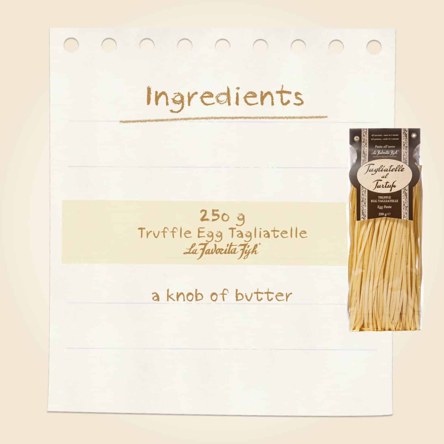 La Favorita recommends... Truffle Egg Tagliatelle - La Favorita Fish ...